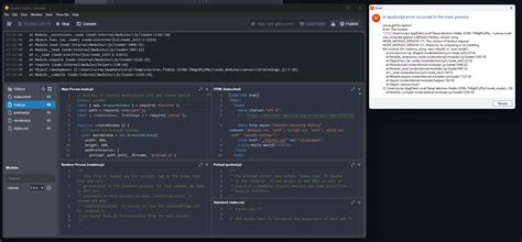 Nodejs When I Use Electron Js And Canvas In Node Js I Get A Rebuild Module Error Stack
