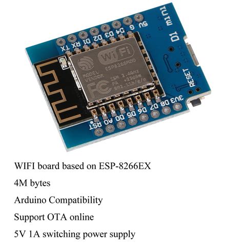 Makerfocus D1 Mini Nodemcu 4m Bytes Lua Wifi Development Board Base On