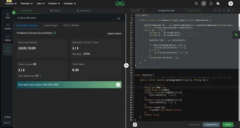 Alfred Nirmal On Linkedin Java Dsa Geeksforgeeks Gfg160