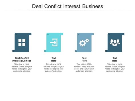 Deal Conflict Interest Business Ppt Powerpoint Presentation Inspiration Objects Cpb