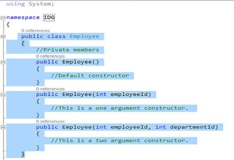 C Class Constructor Default Value