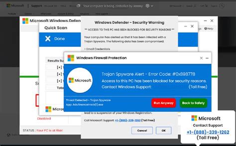 Malware Removal Windows Defender Security Warning Managed Services Complete Technologies