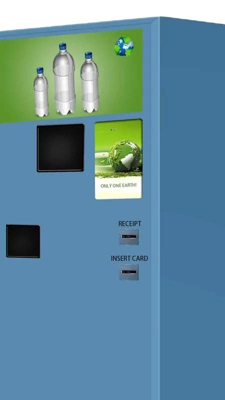 Rvm Smart Reverse Vending Machine For Recycling Glass Bottle Plastic Can Paper And Food With