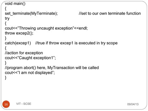 13 Exception Handling Ppt Programming Languages Computing