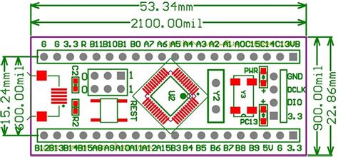 Buy Tooda St Link V2 Programming Unit Emulator Downloader 40pin Stm32f103c6t6 Arm Stm32 Swd