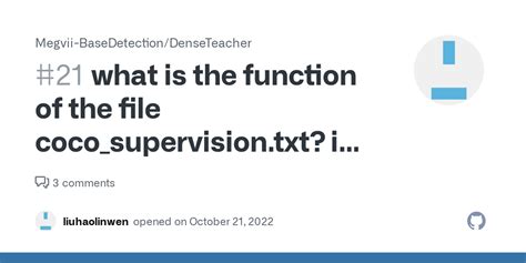 What Is The Function Of The File Cocosupervisiontxt I Want To Train Own Datastet Need I