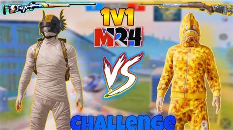 😱😱 Omg 😱😱 1 Vs 1 M24 Room Challenge With Crazy King Many Time Force Me