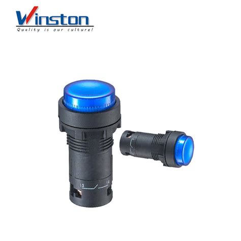 Self Locking Led Push Button Switch Convex Head Button M Yueqing Winston Electric Co Ltd