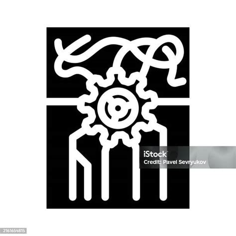 표준화 비즈니스 프로세스 글리프 아이콘 벡터 일러스트 레이 션 그래프에 대한 스톡 벡터 아트 및 기타 이미지 그래프