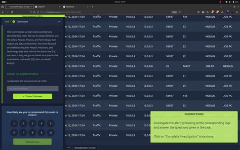 cybersecurity socanalyst incidentresponse digitalforensics tryhackme… buvaneswaran v