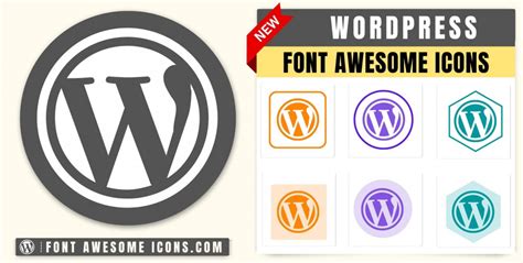 font awesome wordpress icon blogging content creation