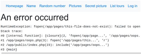 Excerpt From Php For The Web Error Handling Matthias Noback