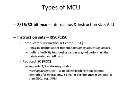 Mcu Microcontroller Unit 1 Mcu 1 Chip Or