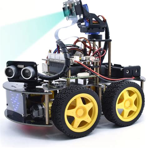 4wd Robot Car For Raspberry Pi 4 Pi And Batteries Not Included