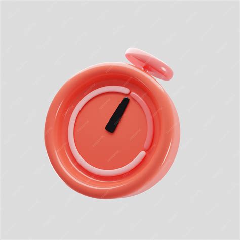Premium Photo 3d Rendering Cartoon Style Stopwatch Icon 3d Illustration Icon