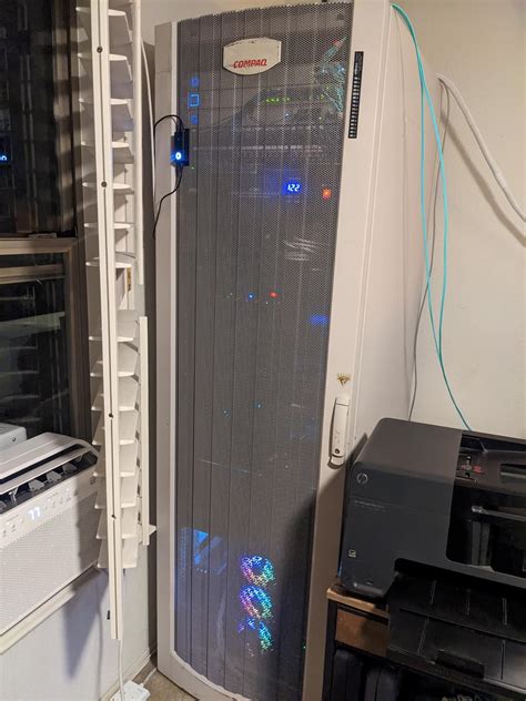 My New To Me Homelab Rack Cabinet Cant Believe I Got It For 100 R Homelab