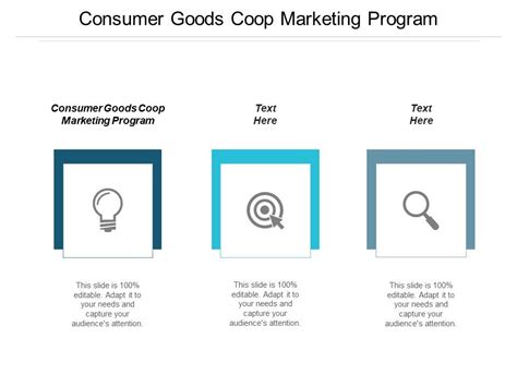 Consumer Goods Coop Marketing Program Ppt Powerpoint Presentation Professional Skills Cpb