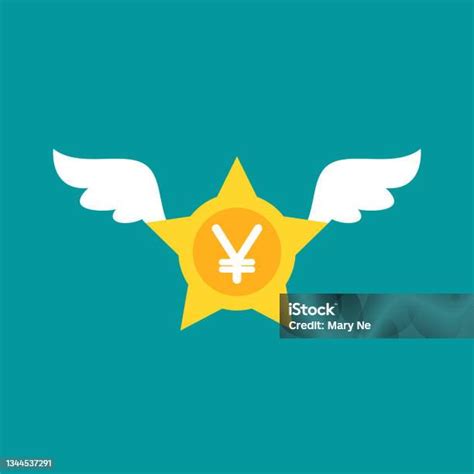 흰색 날개가 달린 금엔 스타 파란색 배경에 격리된 플랫 아이콘입니다 비행 머니 어워드 상금 0명에 대한 스톡 벡터 아트 및 기타 이미지 Istock