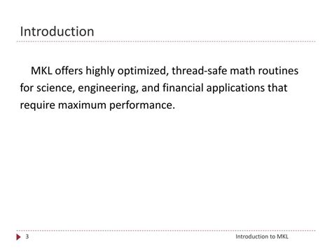 Ppt Intel Math Kernel Library Powerpoint Presentation Free Download