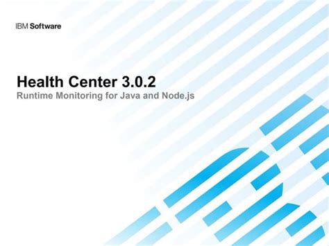 Ibm Monitoring And Diagnostics Tools Health Center 3 0 2 Pdf Web