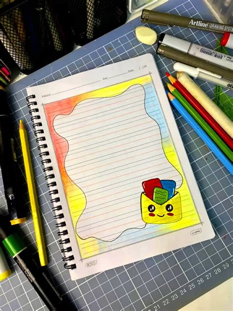 ۱۵ ایده منحصر به فرد برای نقاشی کادر دور دفتر ماگرتا