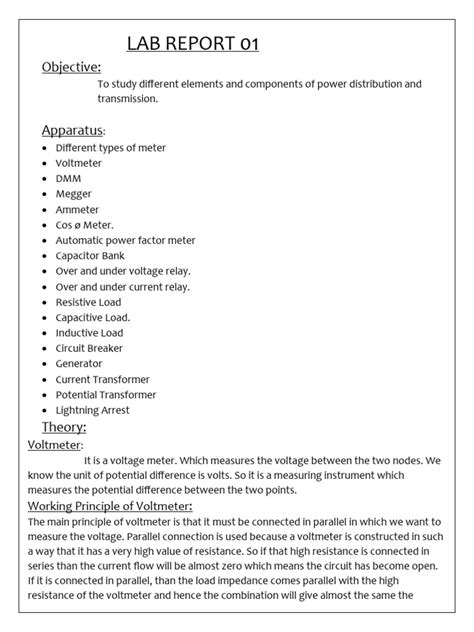 Experiment No 1 Pdf Transformer Electric Current