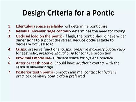 Design Of A Fixed Partial Denture With Abutment Tooth Preparation Pptx Dental Health