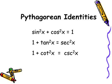 Pyrhagorean Identities Ppt Download