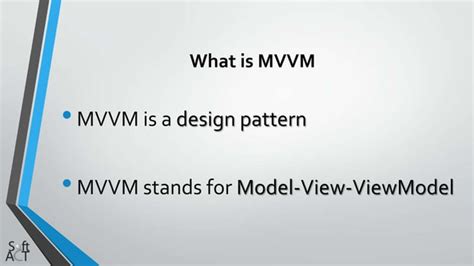 Mvvm Model View Viewmodel Pptx Computing Technology And Computing