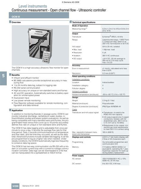 Open Channel Flow Siemens