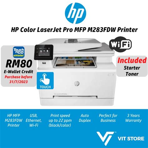 Hp Color Laserjet Pro Mfp M Fdw Printer Auto Duplex Printing Wifi Print Copy Scan Fax Adf