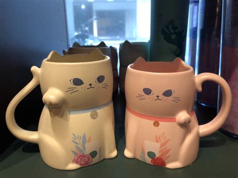 대맛 스타벅스 핑크 고양이 머그컵 상품 상세 크로켓