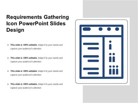 Requirements Gathering Icon Powerpoint Slides Design Powerpoint Slide