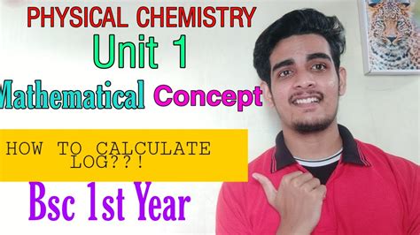 How To Calculate Log With Log Table Bsc 1st Year Physical Chemistry Mathematical Concept