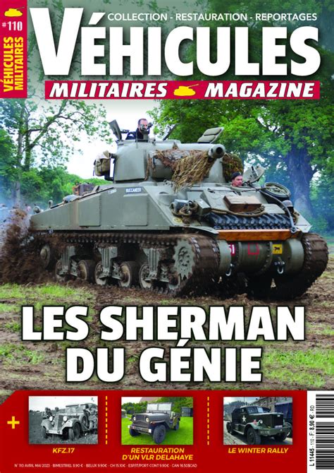 Vehicules Militaires N°110 Avril Mai 2023