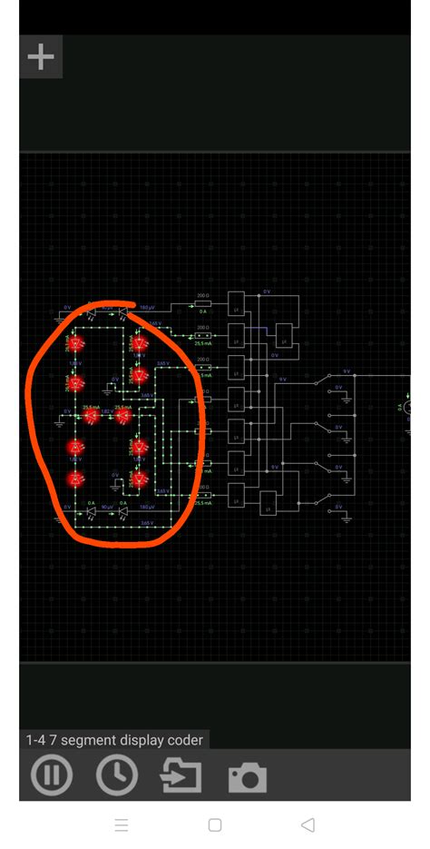 H In 1 4 7 Segment Display Coder Rtheletterh