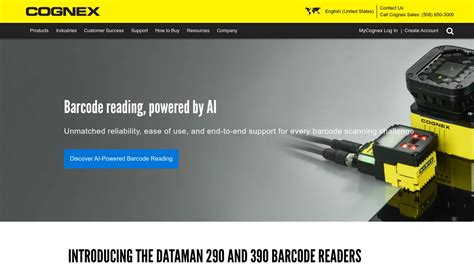Cognex Ai Powered Industrial Machine Vision And Barcode Reading