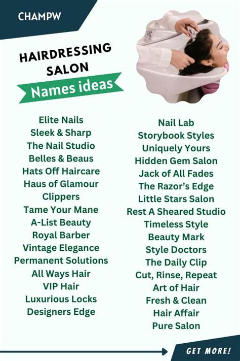 Cute Salon Name Ideas