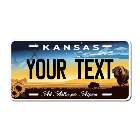 Latest Kansas License Plate Designs Custom Plate Pros
