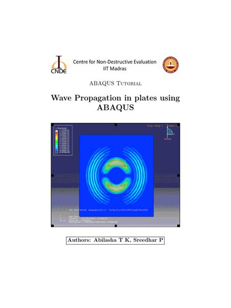 Abaqus Pdf Elasticity Physics Waves