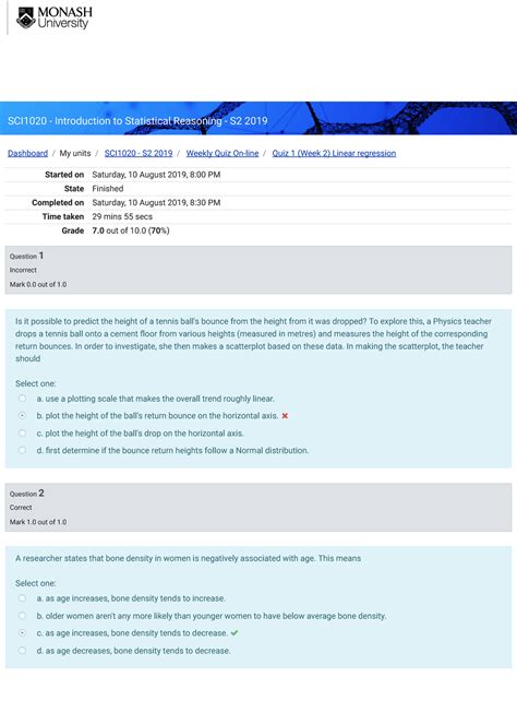quiz 1 week 2 linear regression warning error during font loading