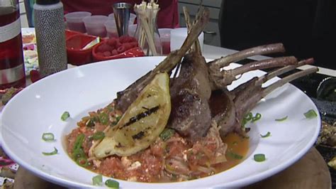 Olivias Prepares Cupids Lollipop Lamb Chops And A Blushing Bouquet