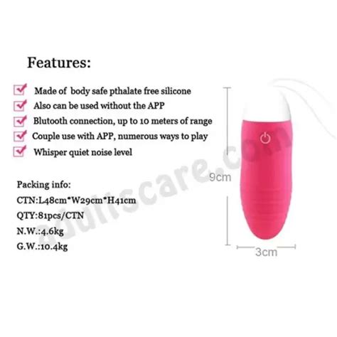 App Wireless Jumping Egg Vibrator With Smart Phone App