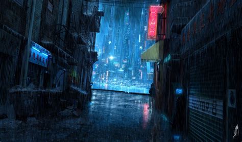 Cyberpunk Rain Wallpapers Top Free Cyberpunk Rain Backgrounds