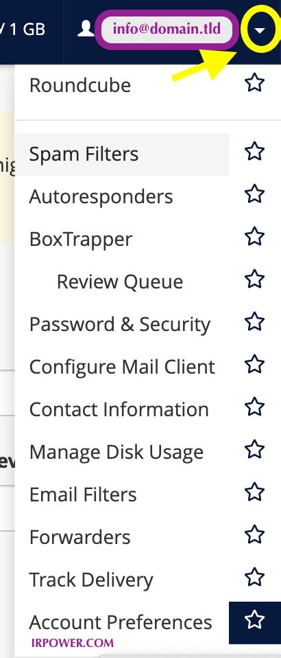راهنمای استفاده از Webmail در cPanel IRPOWER