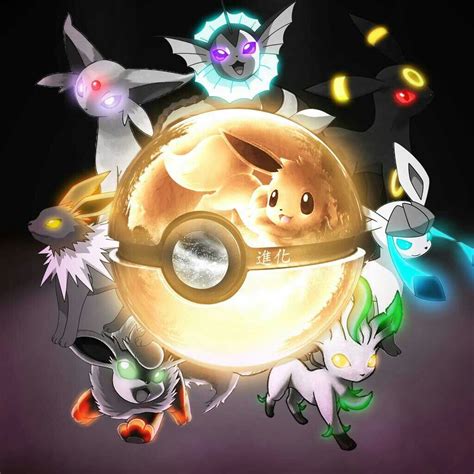 Evoli Aquana Nachtara Glaziola Folipurba Flamara Blitza And