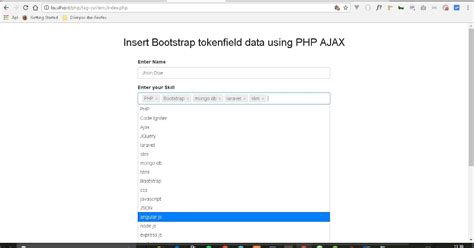 Membuat Tags Dengan PHP AJAX Dan Bootstrap Tokenfield Juanas Smith