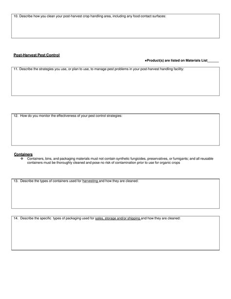 2021 New Hampshire Organic System Plan Osp Crop Production Fill