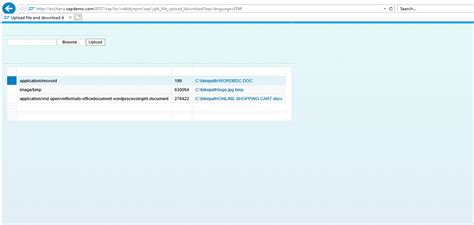 How To Upload And Download File Using Webdynpro Te Sap Community