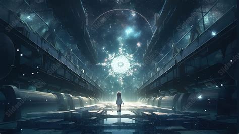 An Elegant Sci Fi Inspired Hd Wallpaper With Space Powerpoint Background For Free Download